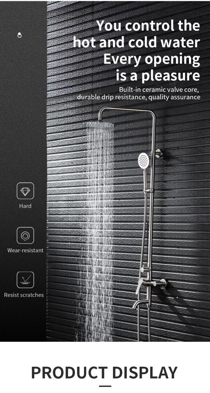 304 Stainless Steel Shower Faucet Corrosion Resistance Wear Resistance